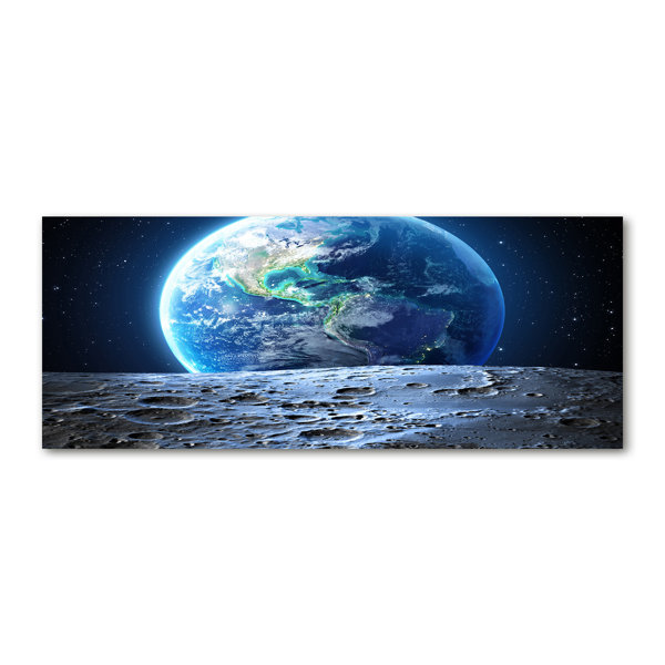 Brayden Studio Planet Erde - Kunstdrucke auf Leinwand - Wrapped Canvas | Wayfair.de